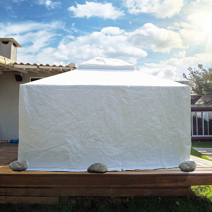 Domi Outdoor Living Hardtop Gazebo Cover Waterproof Enclosed Cover